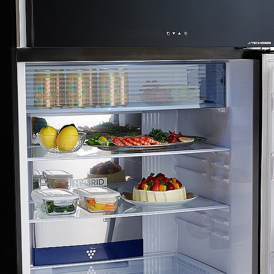 סלון קזז - מוצרי חשמל איכותיים לבית | מקרר 2 דלתות 558 ליטר שארפ SJ-3655 | מקררים | מקרר מקפיא עליון